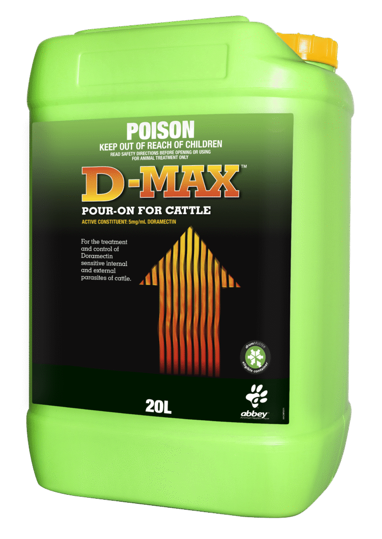 Pour-On Cattle Drench - D-MAX™ Cattle Drench - Abbey Labs