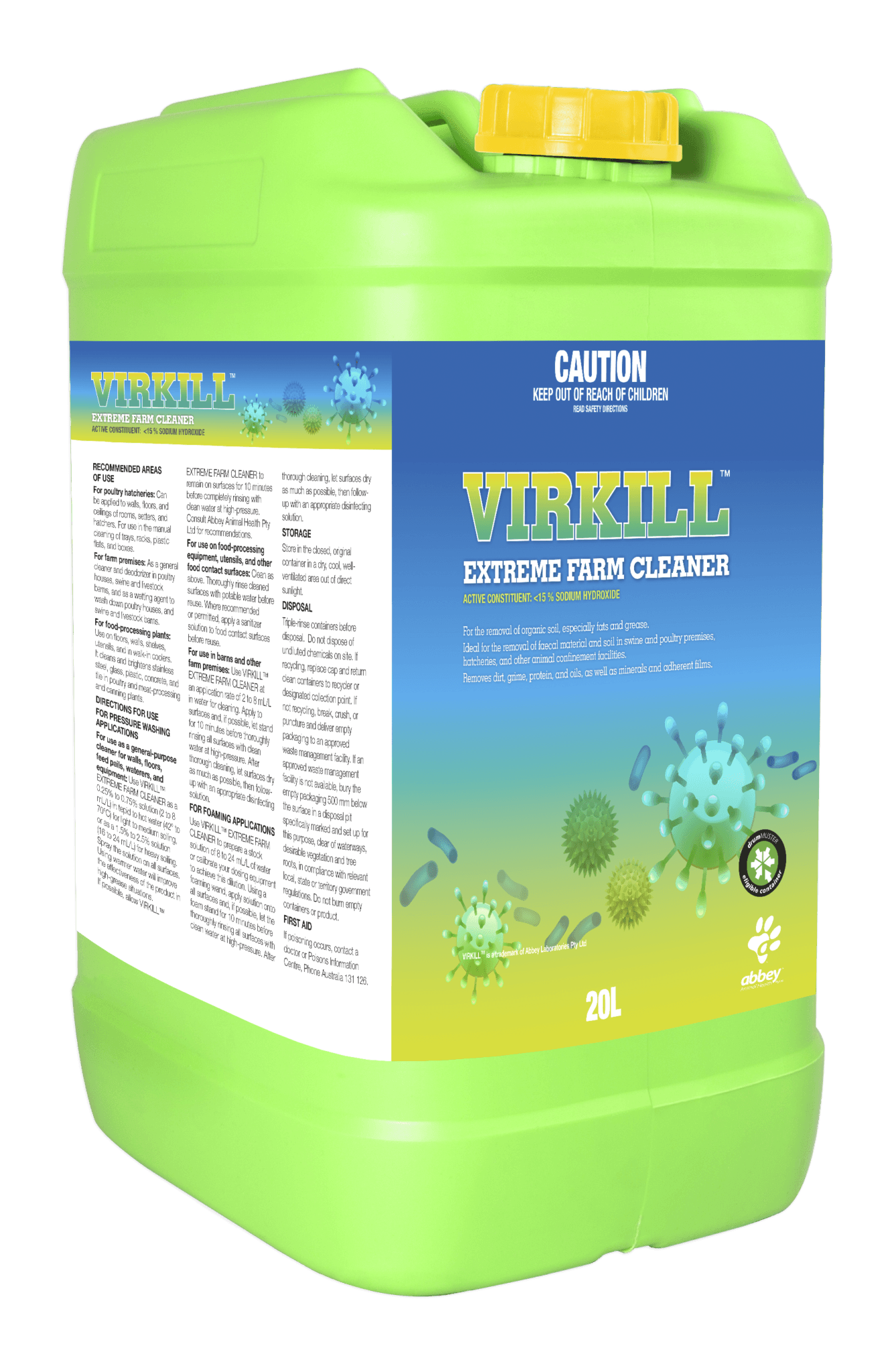 VIRKILL™ EXTREME FARM CLEANER - Abbey Labs