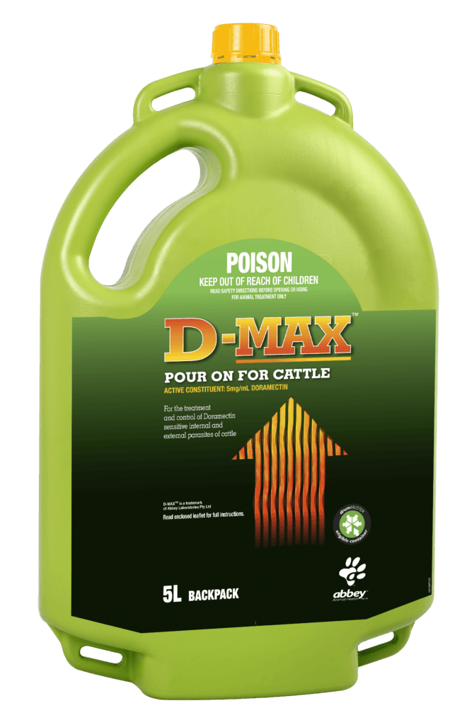 Pour-On Cattle Drench - D-MAX™ Cattle Drench - Abbey Labs