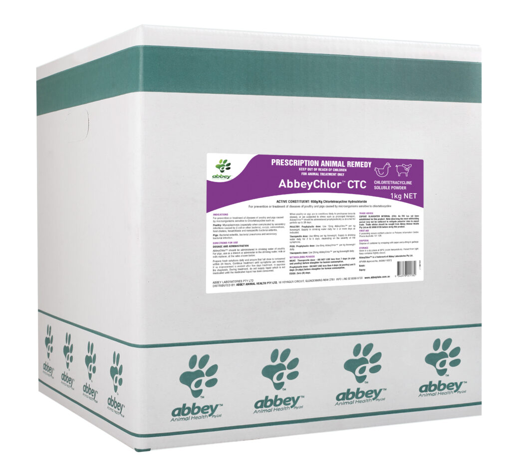 AbbeyChlor™ CTC CHLORTETRACYCLINE Soluble Powder - Abbey Labs