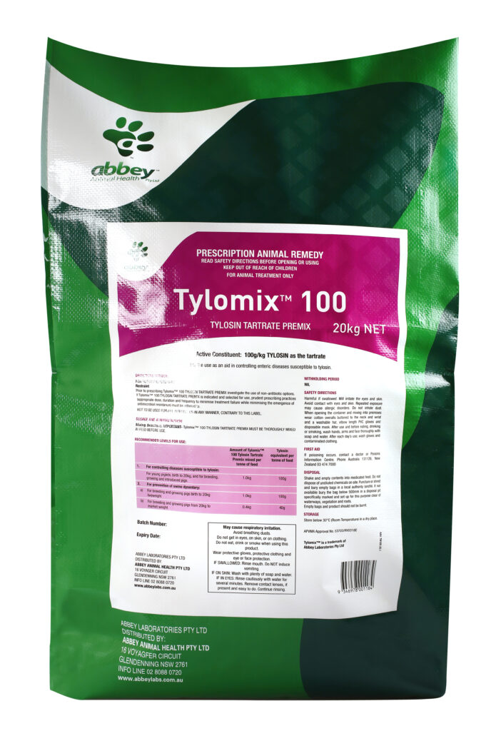 Tylomix™ 100 Tylosin Tartrate Premix - Abbey Labs