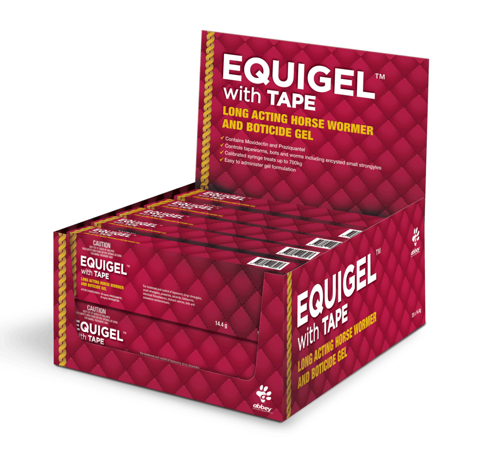 EQUIGEL™ with TAPE Long Acting Horse Wormer and Boticide Gel - Abbey Labs