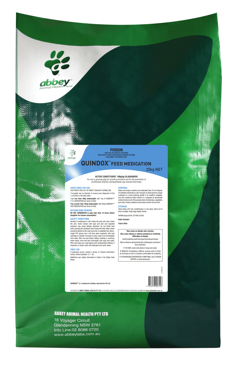 QUINDOX™ Feed Medication - Abbey Labs